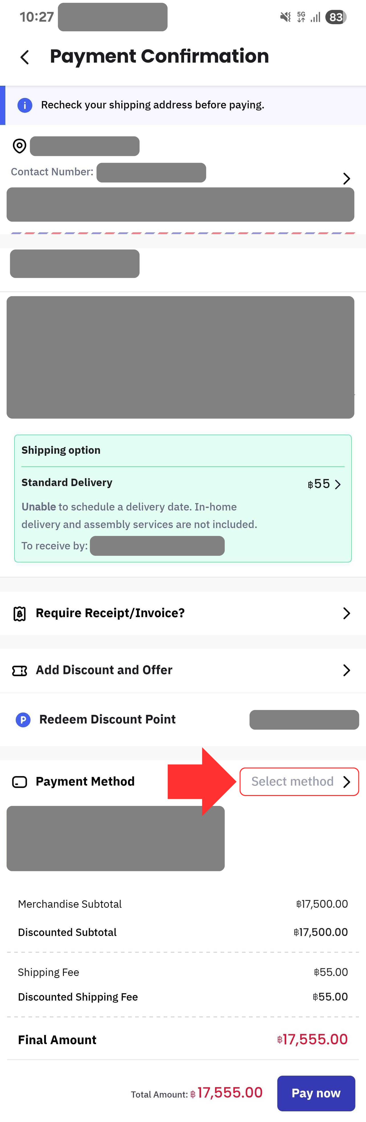 Changing Payment Method for Products/Services – NocNoc-Help Center